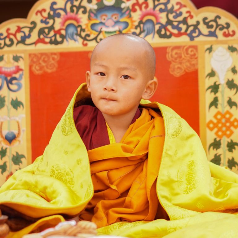 Rinpoche Attends Guru Bumtsog at Khachoe Ghakyil Ling - FPMT