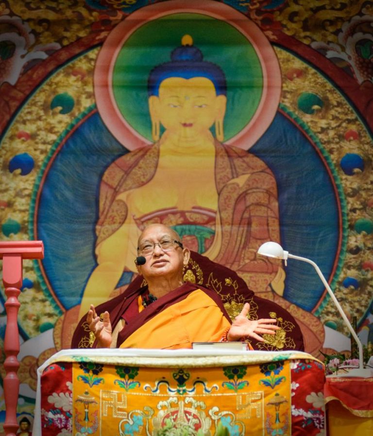 Lama Zopa Rinpoche Recites the Long and Short Namgyalma Mantras - FPMT