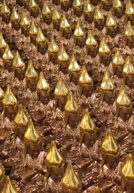 1,000 Tsa-Tsas of Lama Tsongkhapa Offered to Ganden Tripa Rinpoche to ...