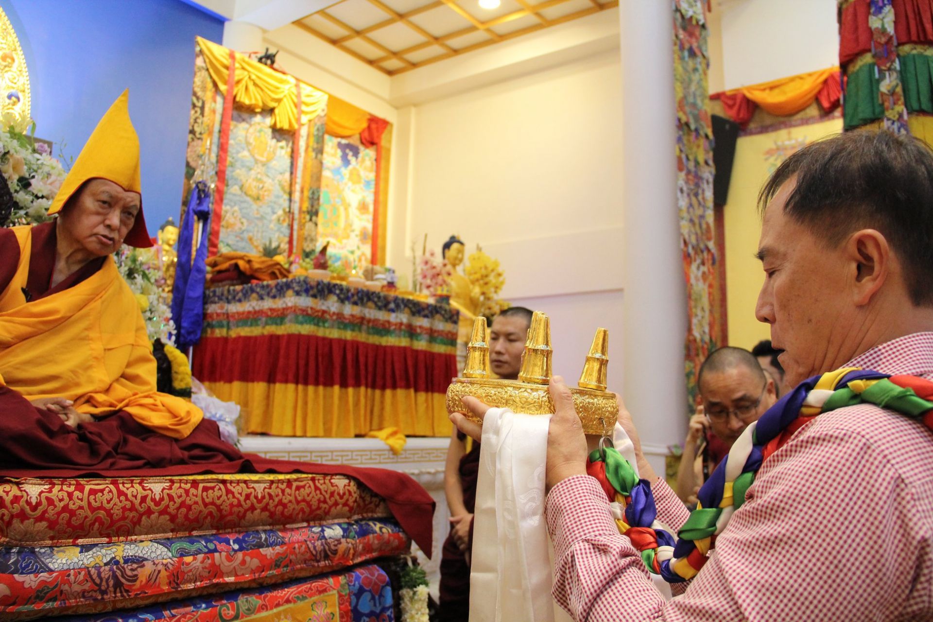 Lama Zopa Rinpoche Joined Amitabha Buddhist Centre to Celebrate Thirty ...